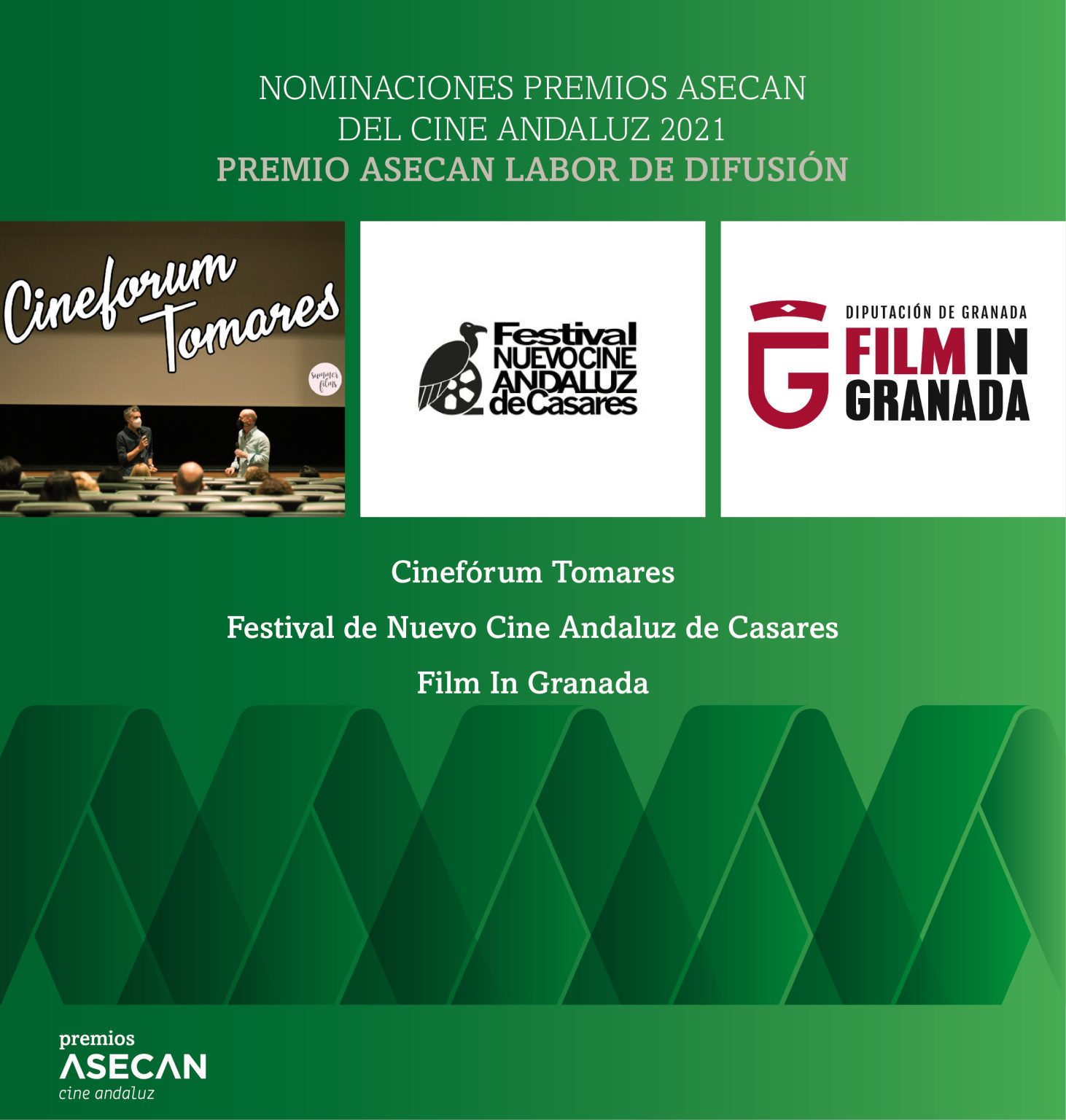 "Film in Granada" has been nominated for Best Diffusion at the 34th ...